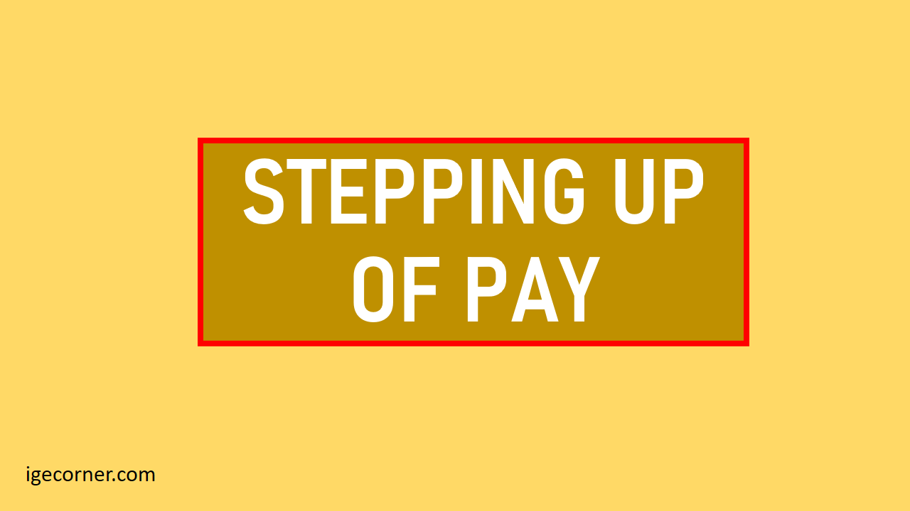 Stepping up of pay of Senior Government Servants promoted before 01.01. ...