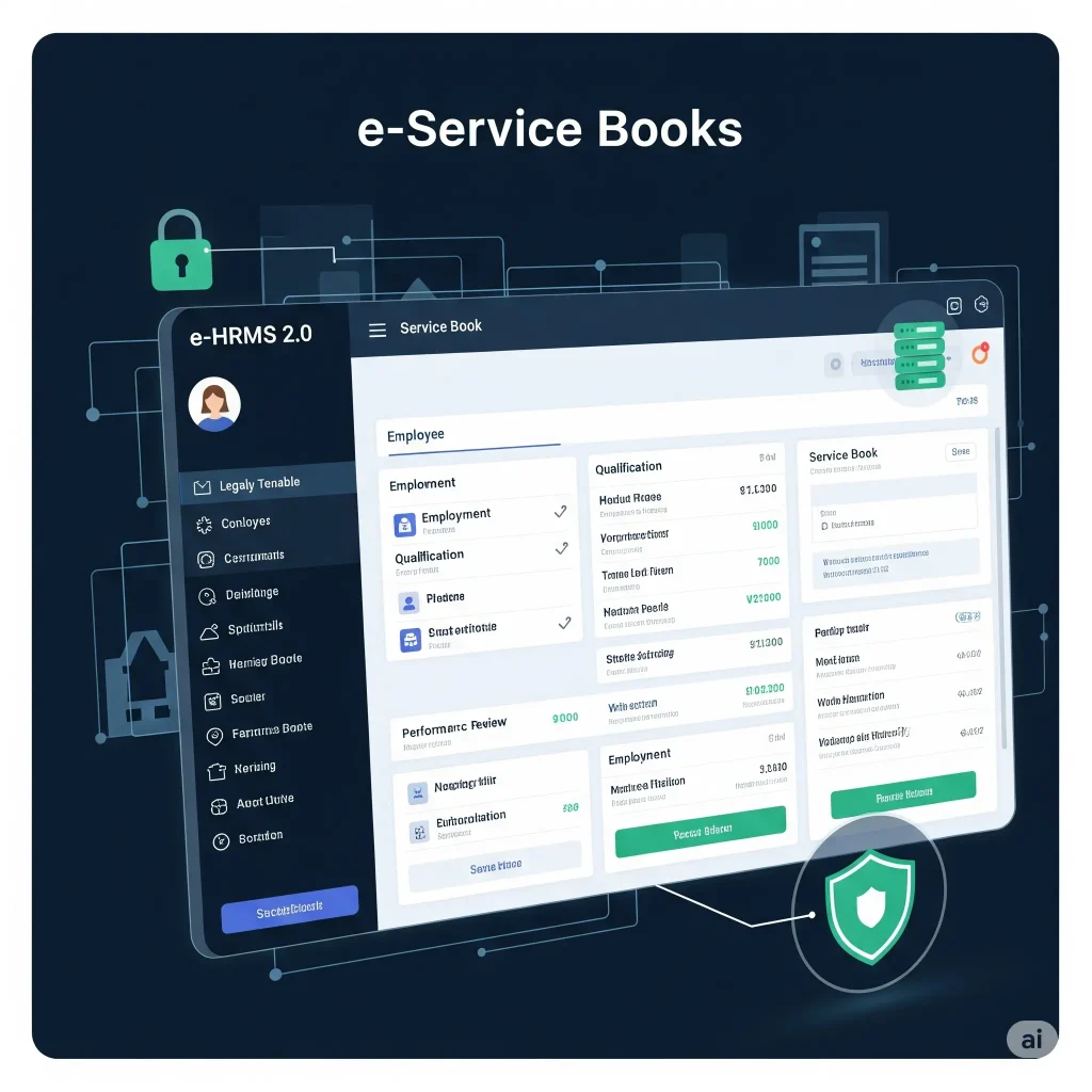 Mandatory e-Service Books on e-HRMS 2.0: DOPT O.M - Central Government Employees News