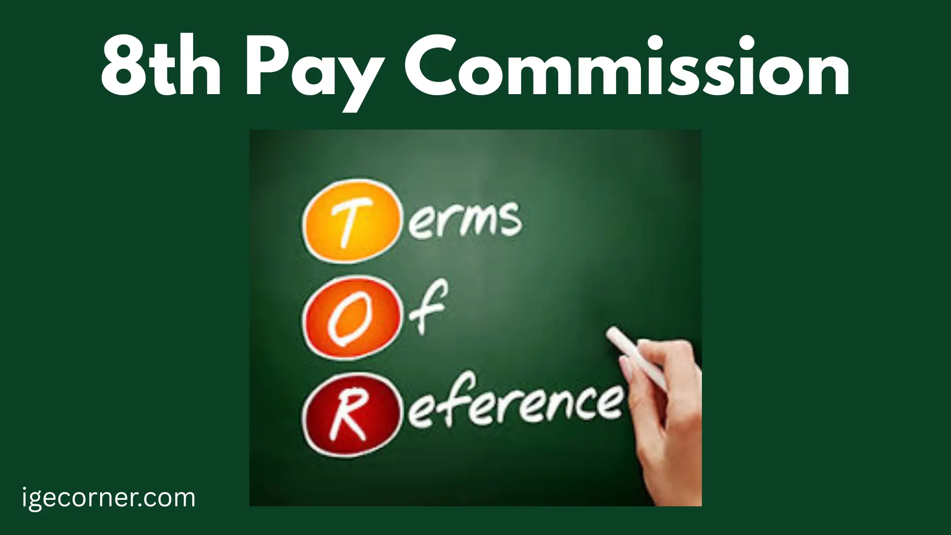 Terms of Reference for 8th CPC: Key Proposals from Secretary Staff Side ...